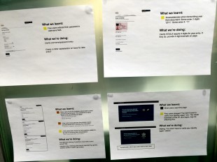 Vertical campfires: our user research walls – Government Digital Service