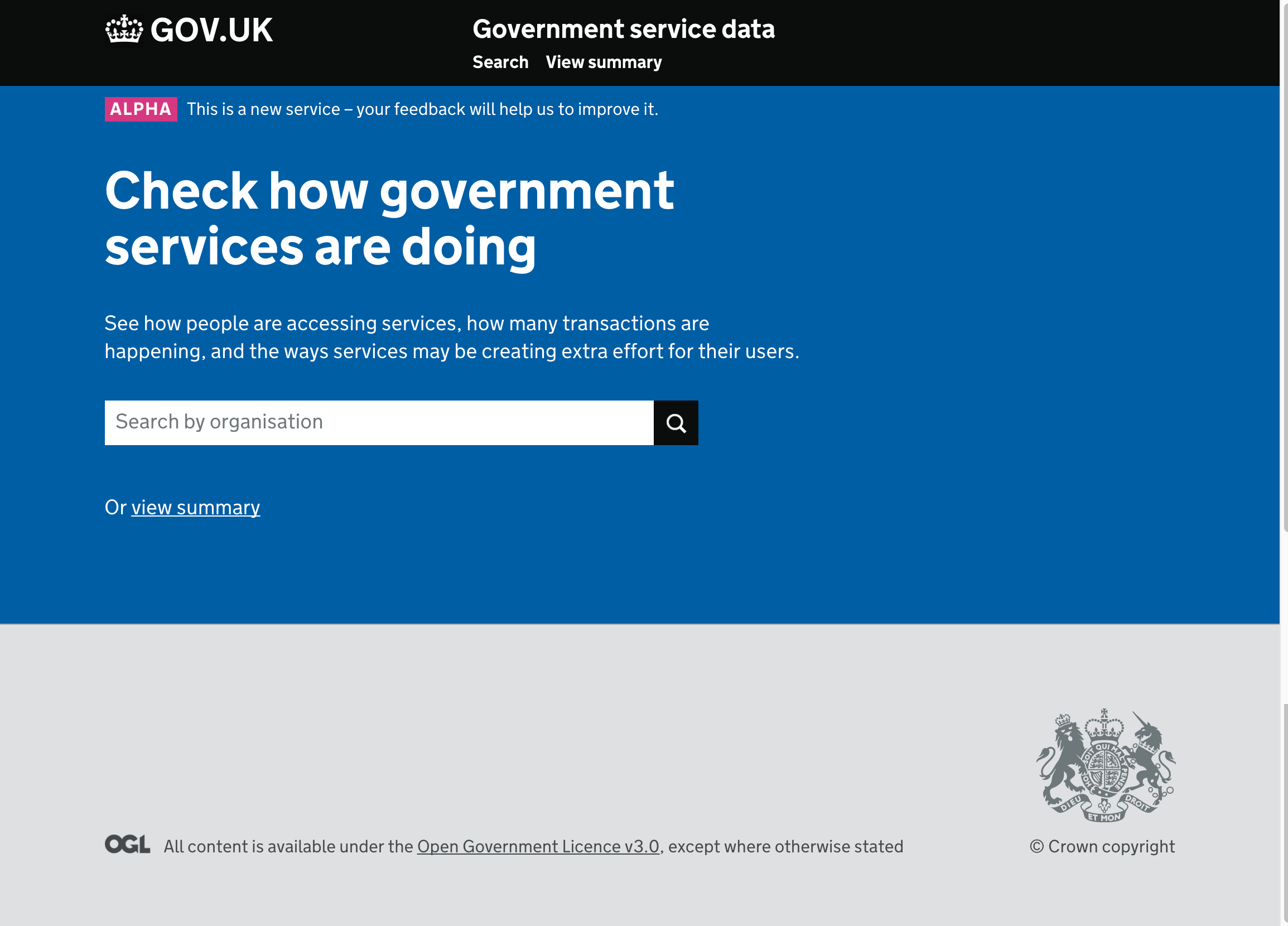 Help us give government better data about services – Government Digital ...