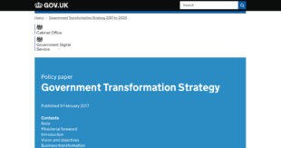 The Government Transformation Strategy 2017 to 2020 – Government ...