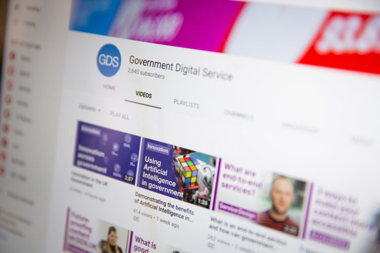 We’ve updated the GDS YouTube channel – Government Digital Service