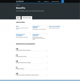 Our plans to improve navigation on GOV.UK – Government Digital Service
